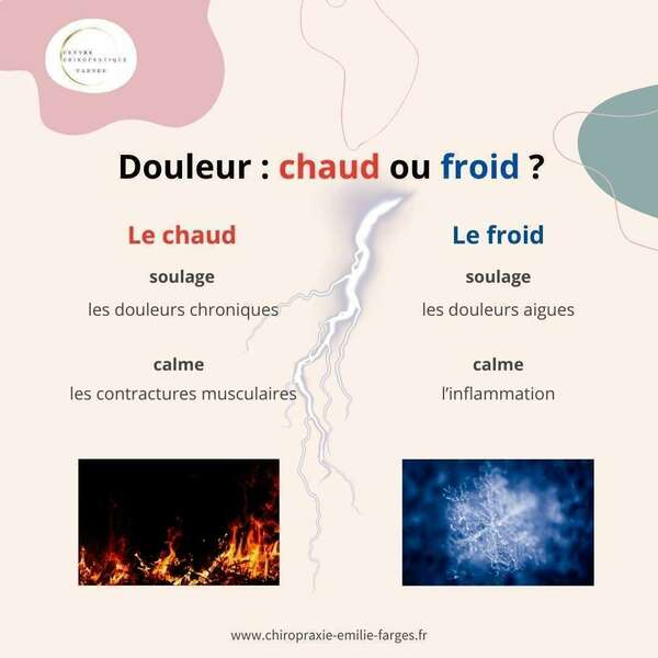 Douleur : chaud ou froid, quelle est la meilleure solution