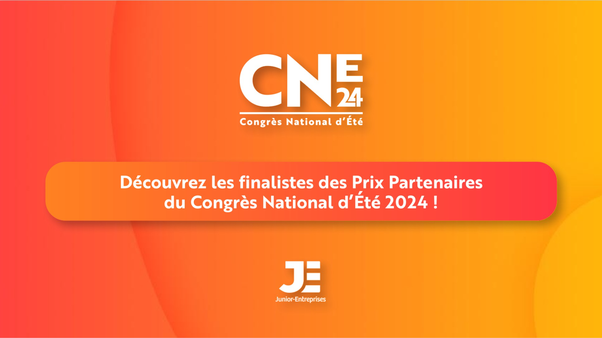 JCS en finale des 2 prix partenaires pour le CNE24