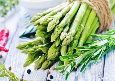 Je cuisine l'asperge