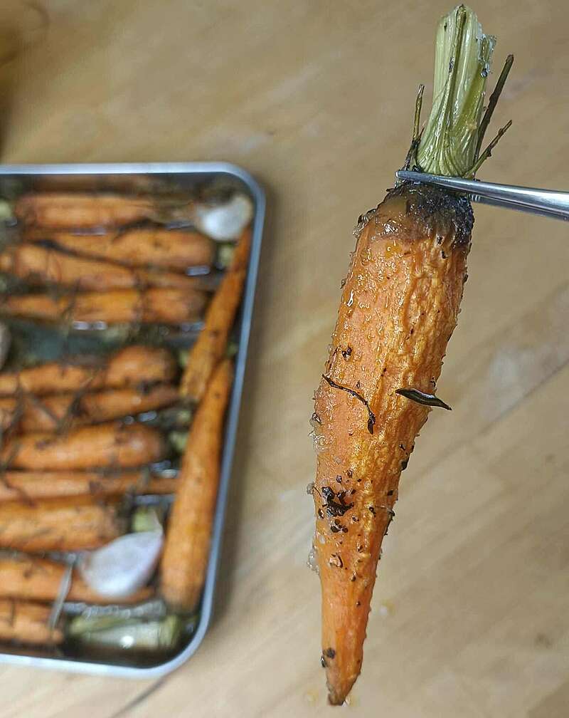 Je cuisine la carotte