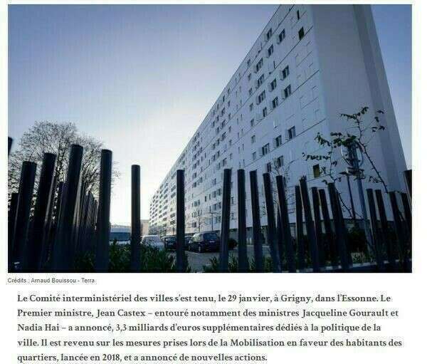 Action du gouvernement pour les quartiers prioritaires de la ville (QPV ...