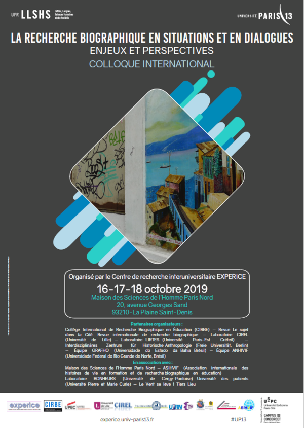 Colloque La recherche biographique en situations et en dialogues Enjeux ...