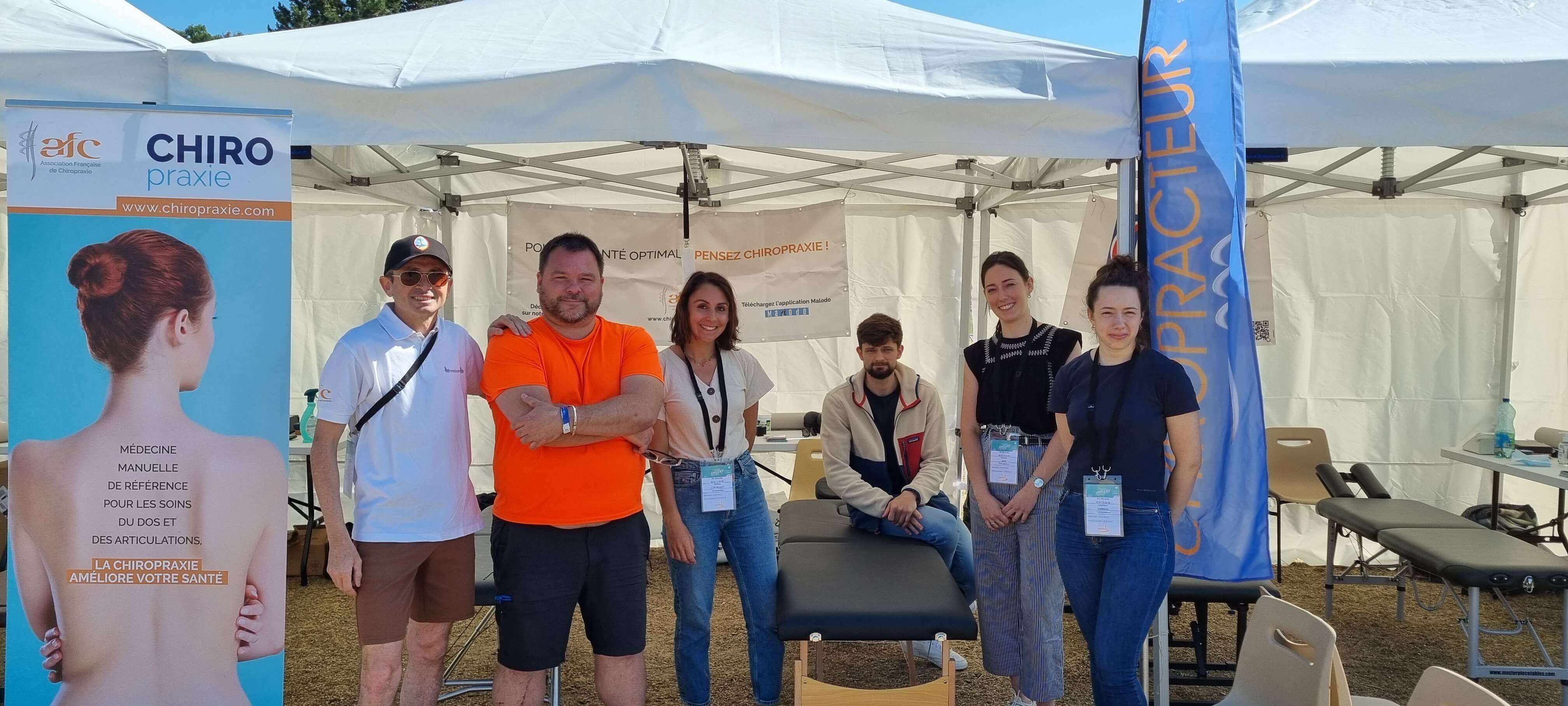 La team chiro toujours présente à tout Angers bouge 2023! | Blog