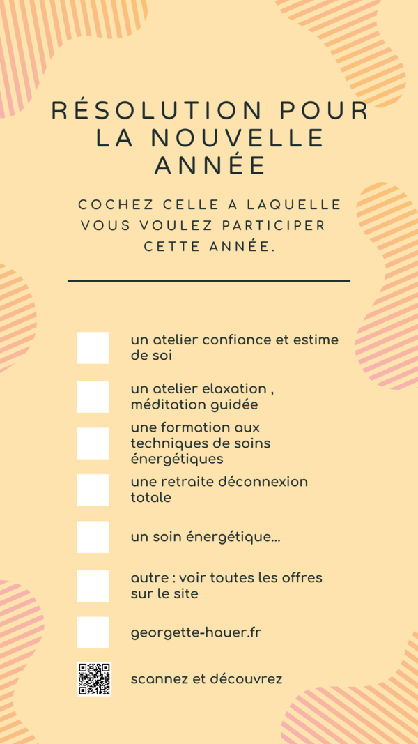 Bonne résolution n°1/6 | Blog