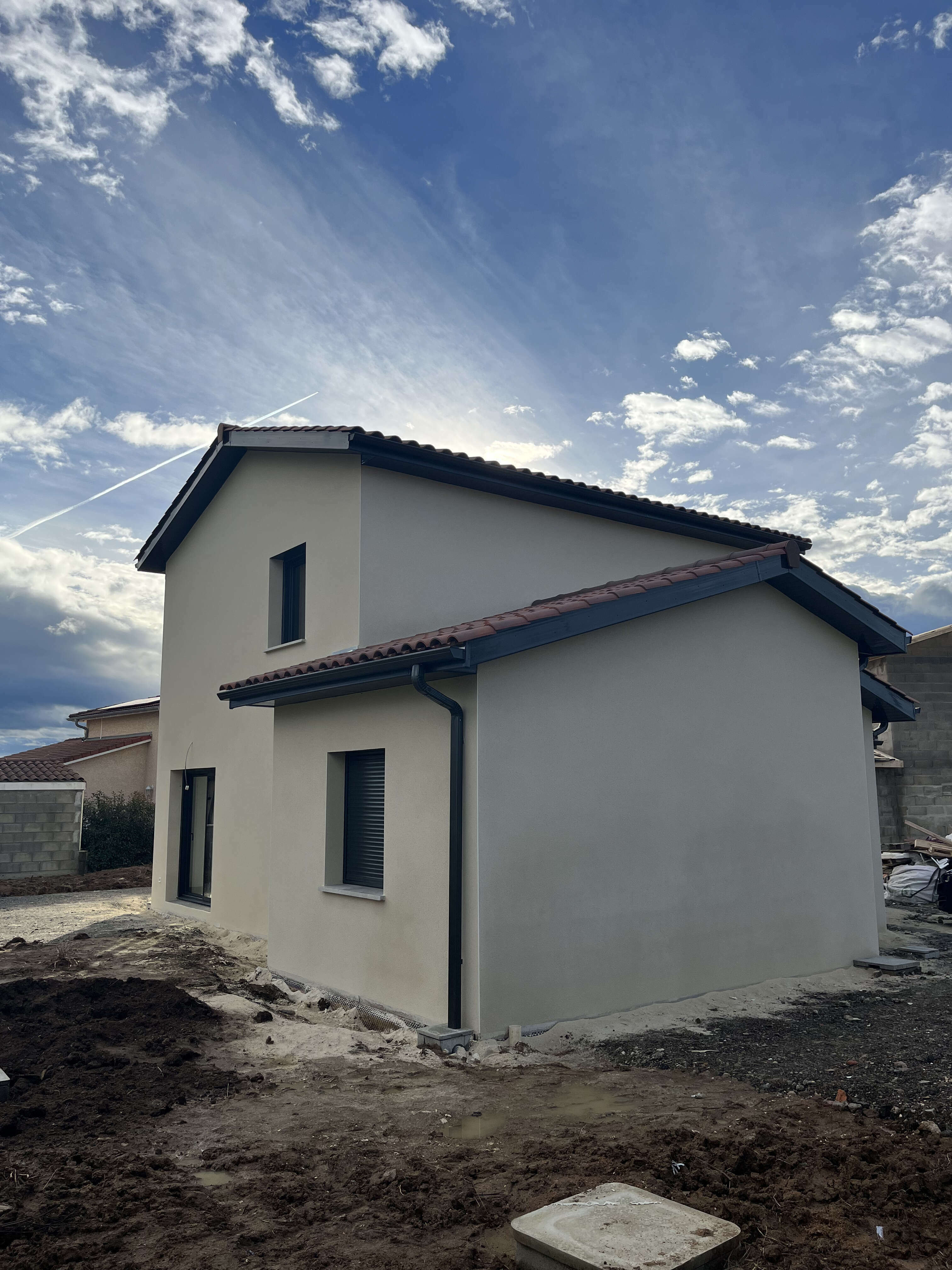 Construction maison avec étage - Sarcey