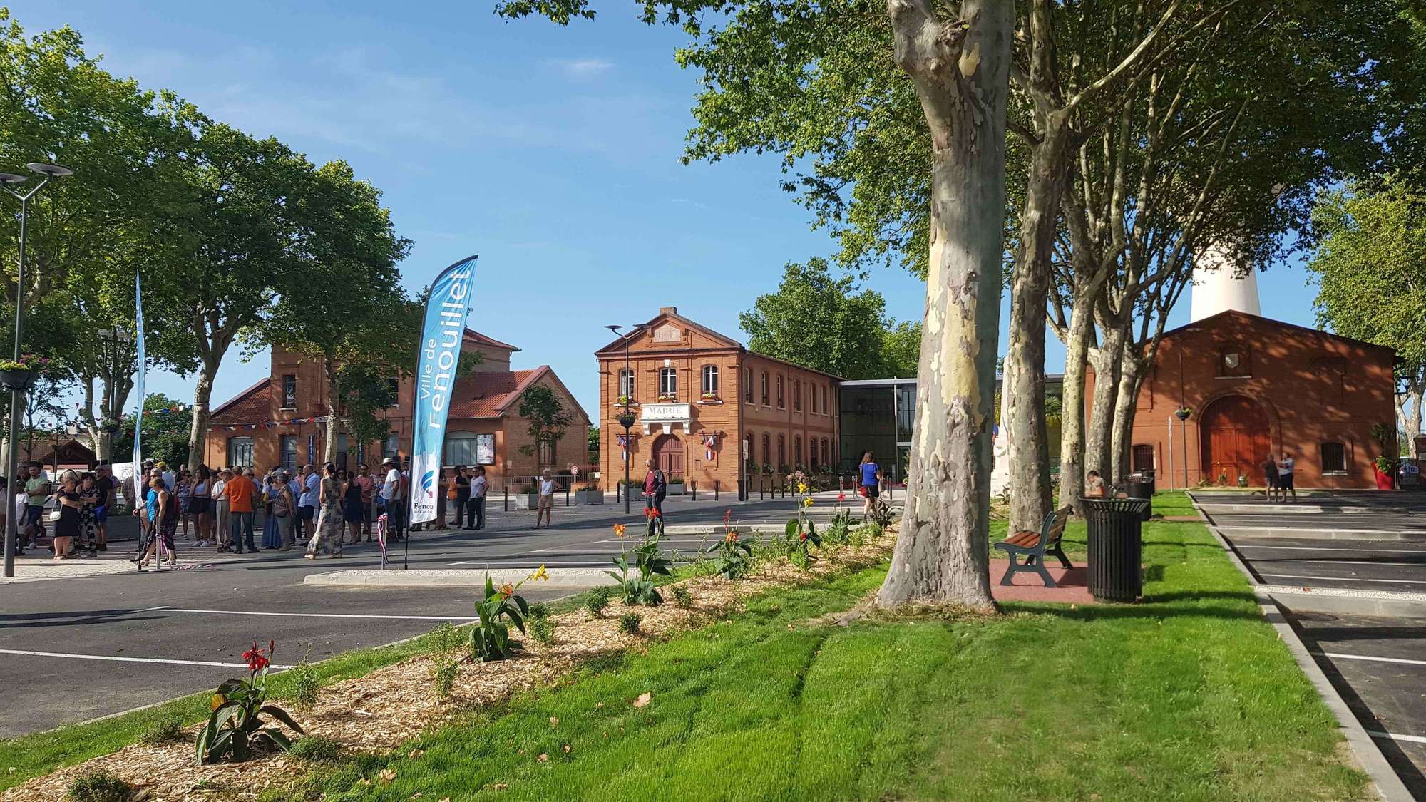 A l'inauguration du nouveau coeur de ville de Fenouillet | Actualités