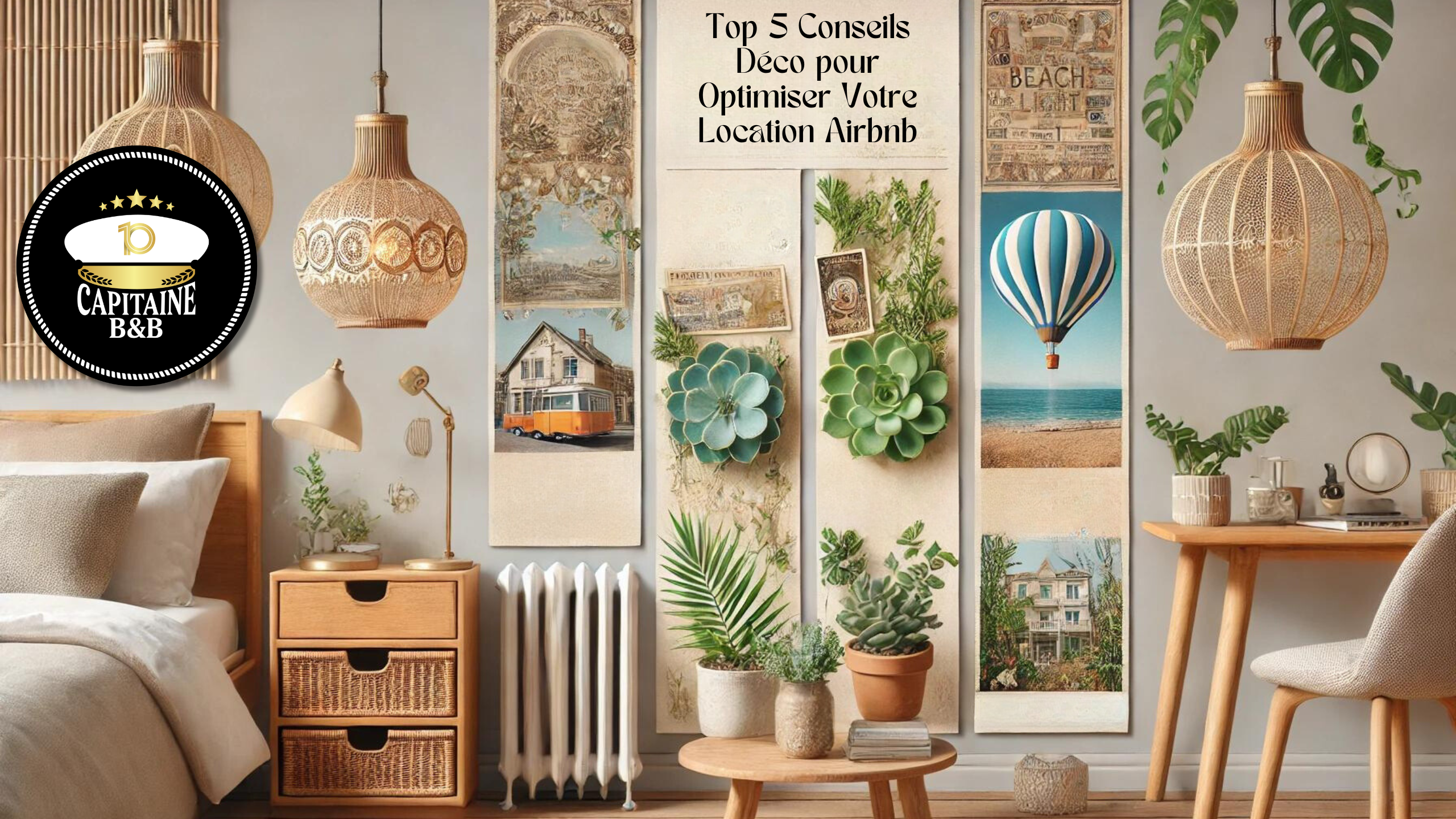 Top 5 Conseils Déco pour Optimiser Votre Location Airbnb