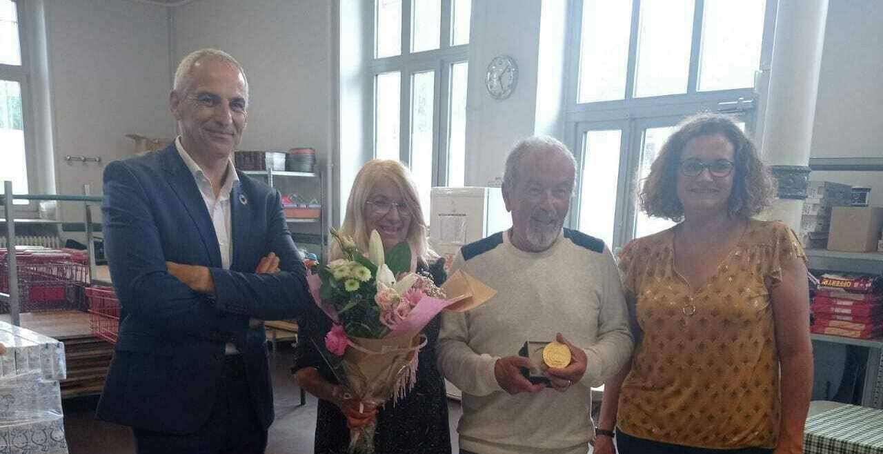 #Givors - Remise de médaille à René DEGRANGE, bénévole aux Restos du Coeur | Fil d'actualité