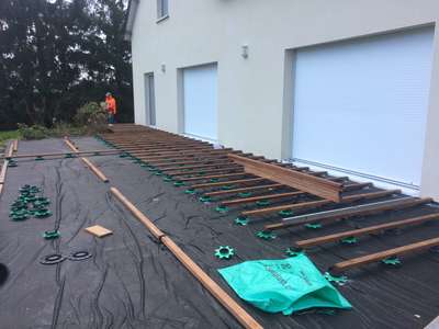 Construction de terrasse en bois à Mont-Saint-Éloi (62144)