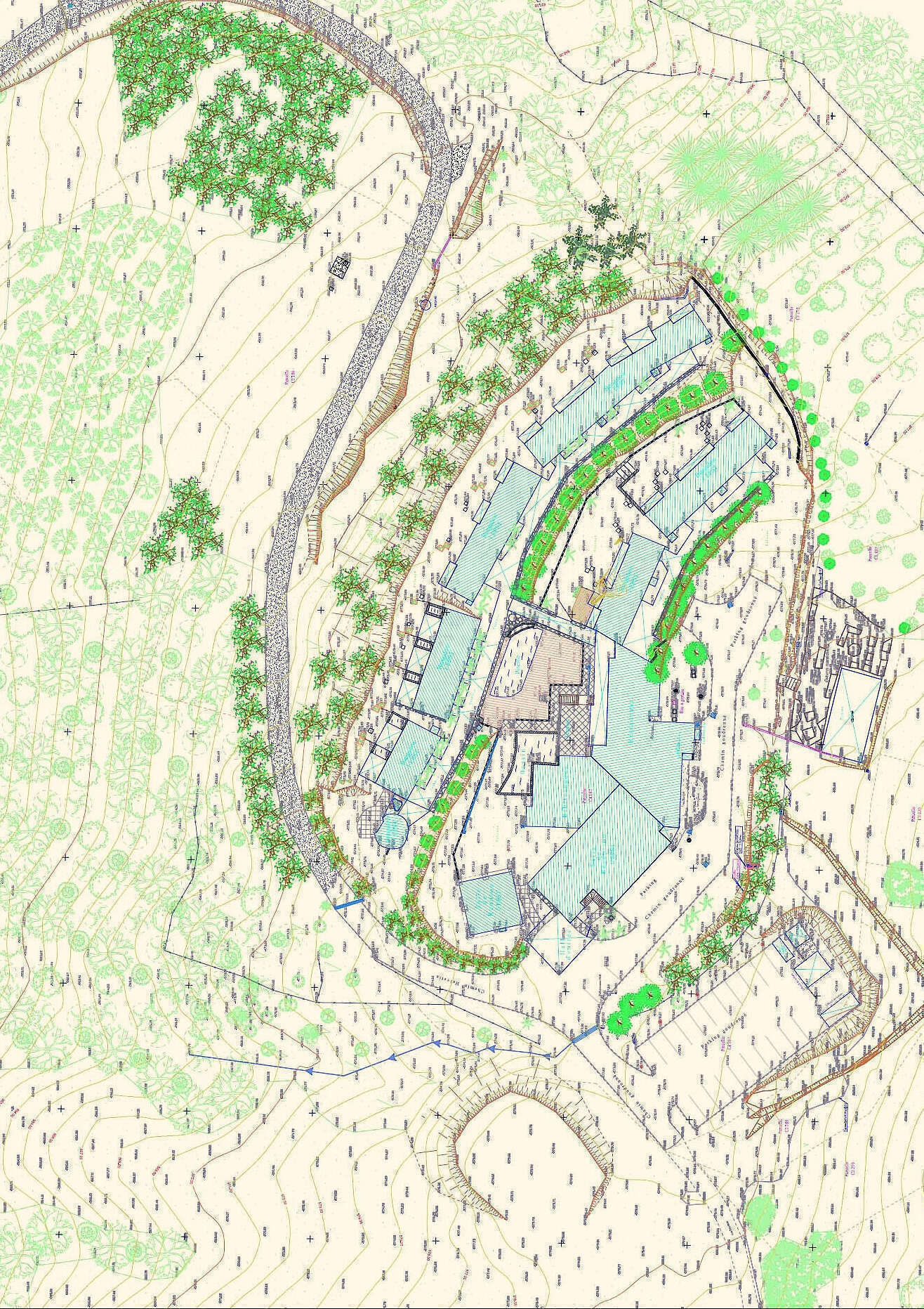 Réalisation de plans topographiques à Saint-Louis (97450)