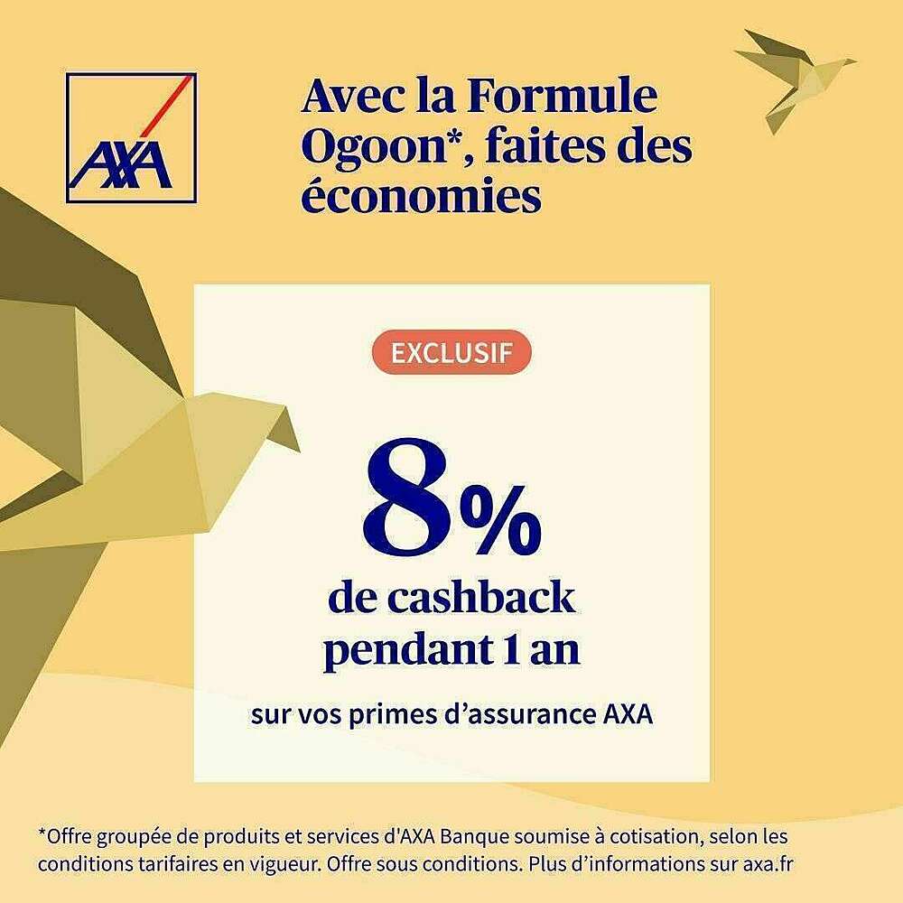 Cash-Back sur votre compte AXA Banque