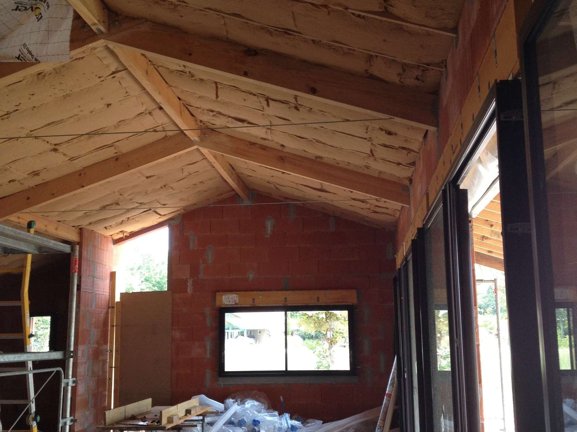 Isolation de mur/ rampant | Sarl Charpentes CLAVÉ