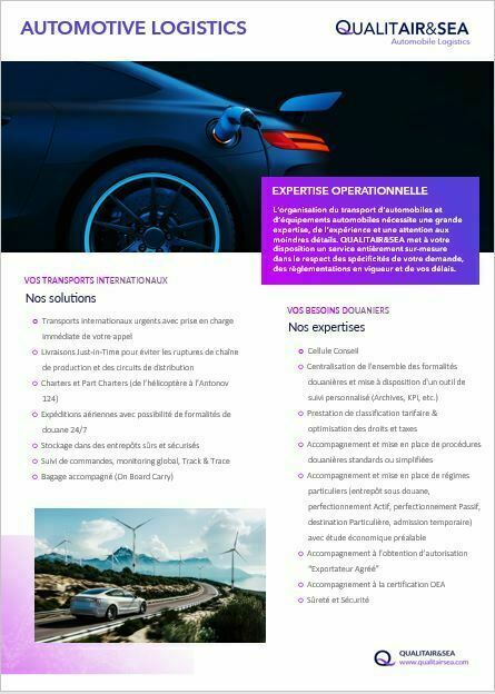 Fiche pratique Logistique Automobile