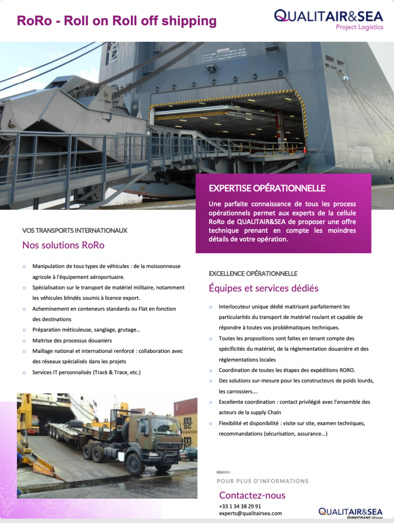 Fiche pratique Ro-Ro Logistique