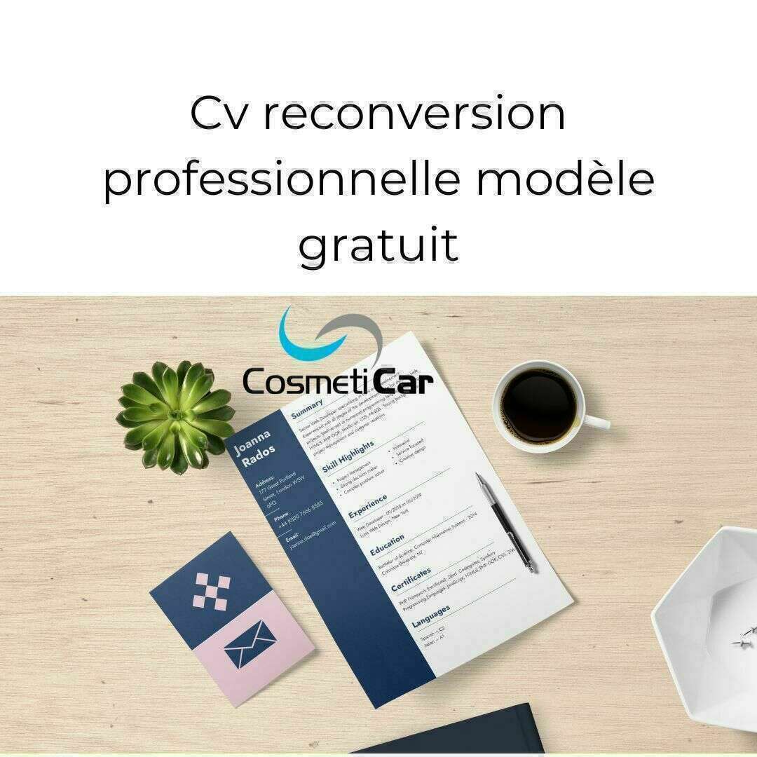 Cv reconversion professionnelle modèle gratuit | Actualités